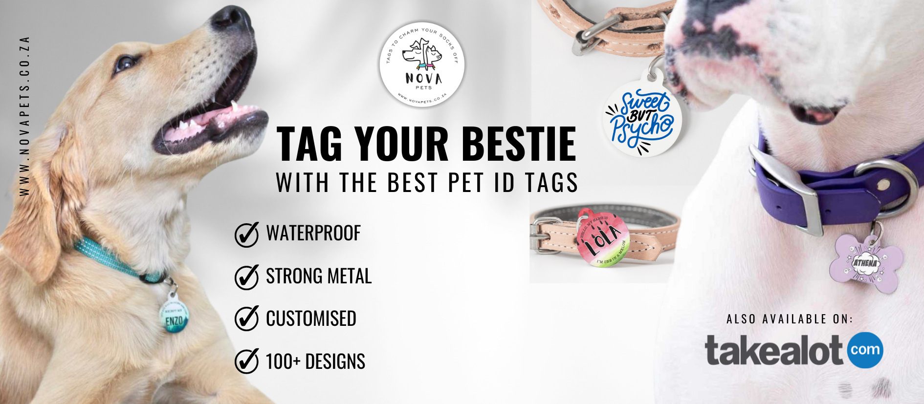 Nova Pet Accessories – Collars, Tags & More! - Pets24.co.za | Services ...
